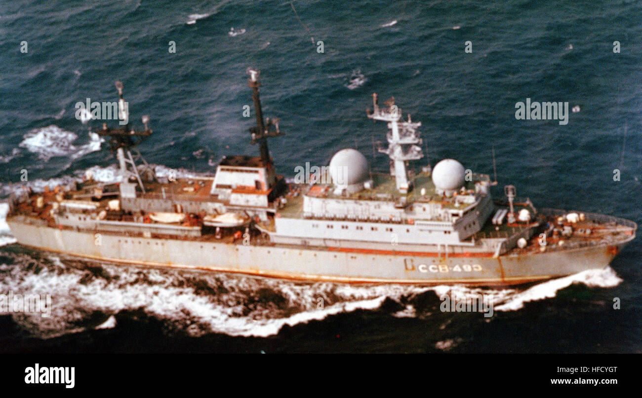 SSV-493 is a Russian intelligence collection ship designed for signals ...
