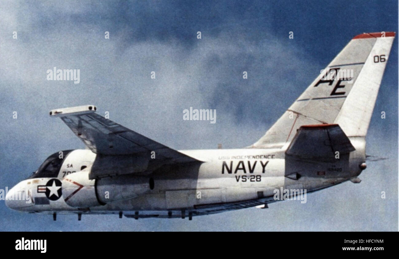 S-3A Viking VS-28 in flight c1981 Stock Photo - Alamy
