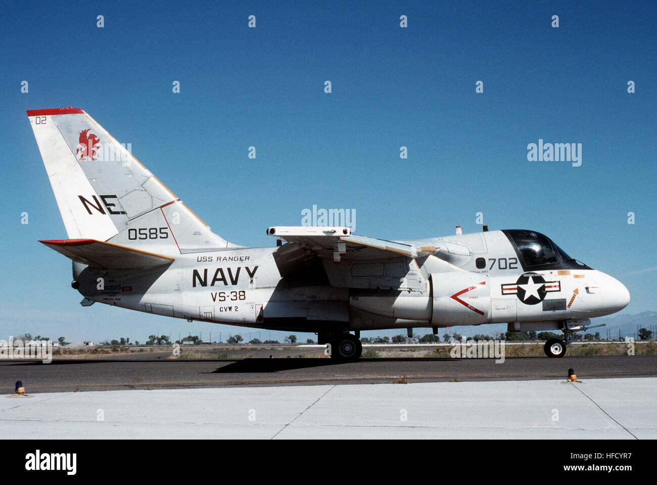 S-3A VS-38 at NAS Fallon 1988 Stock Photo - Alamy