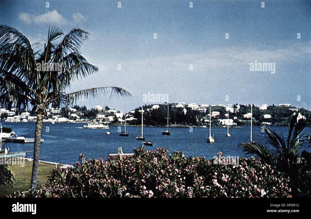 Sailboats at Bermuda in 1966 Stock Photo - Alamy