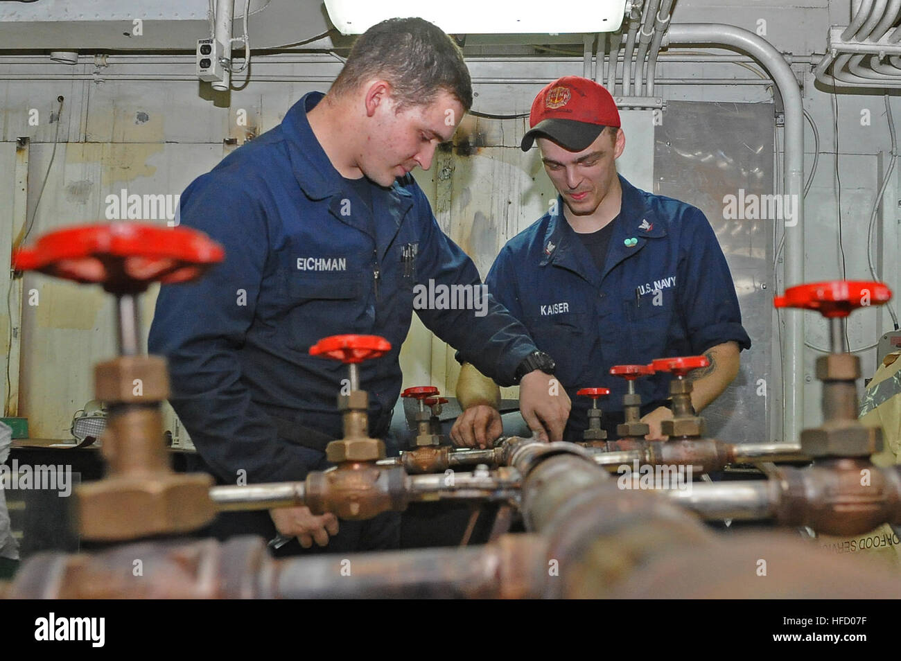 PHILIPPINE SEA (Nov. 14, 2013) Hull Maintenance Technician Fireman ...