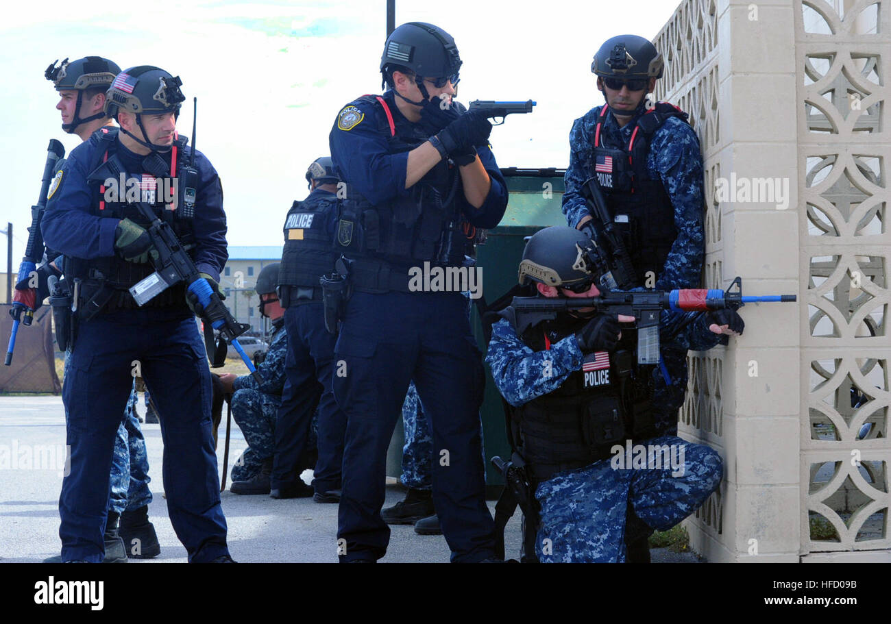 U s navy released anti terrorism force protection drill hi-res stock ...