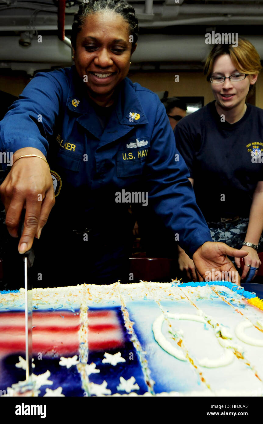 U.S. Navy Electrician Technician 3rd Class Tiffany Rankin, right ...