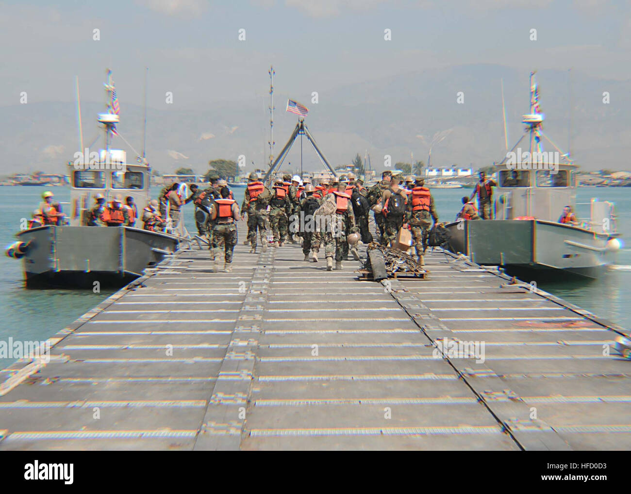 A group of Sailors from Naval Beach Group (2's Assault Craft Unit 2 ...