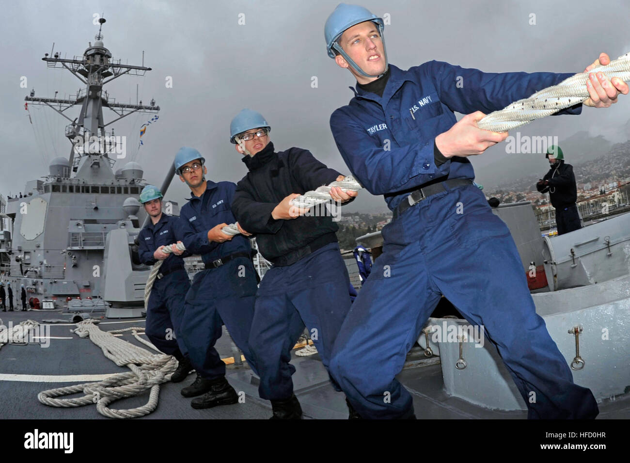 Uss jason dunham in funchal hi-res stock photography and images - Alamy