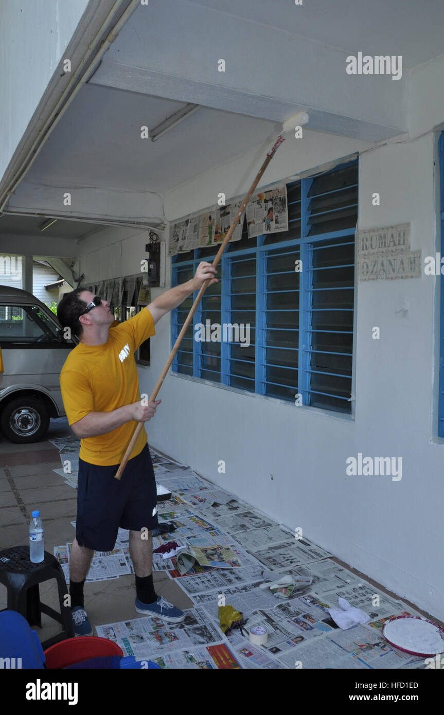 Seaman Vincent Strickland assigned to the aircraft carrier USS Nimitz ...