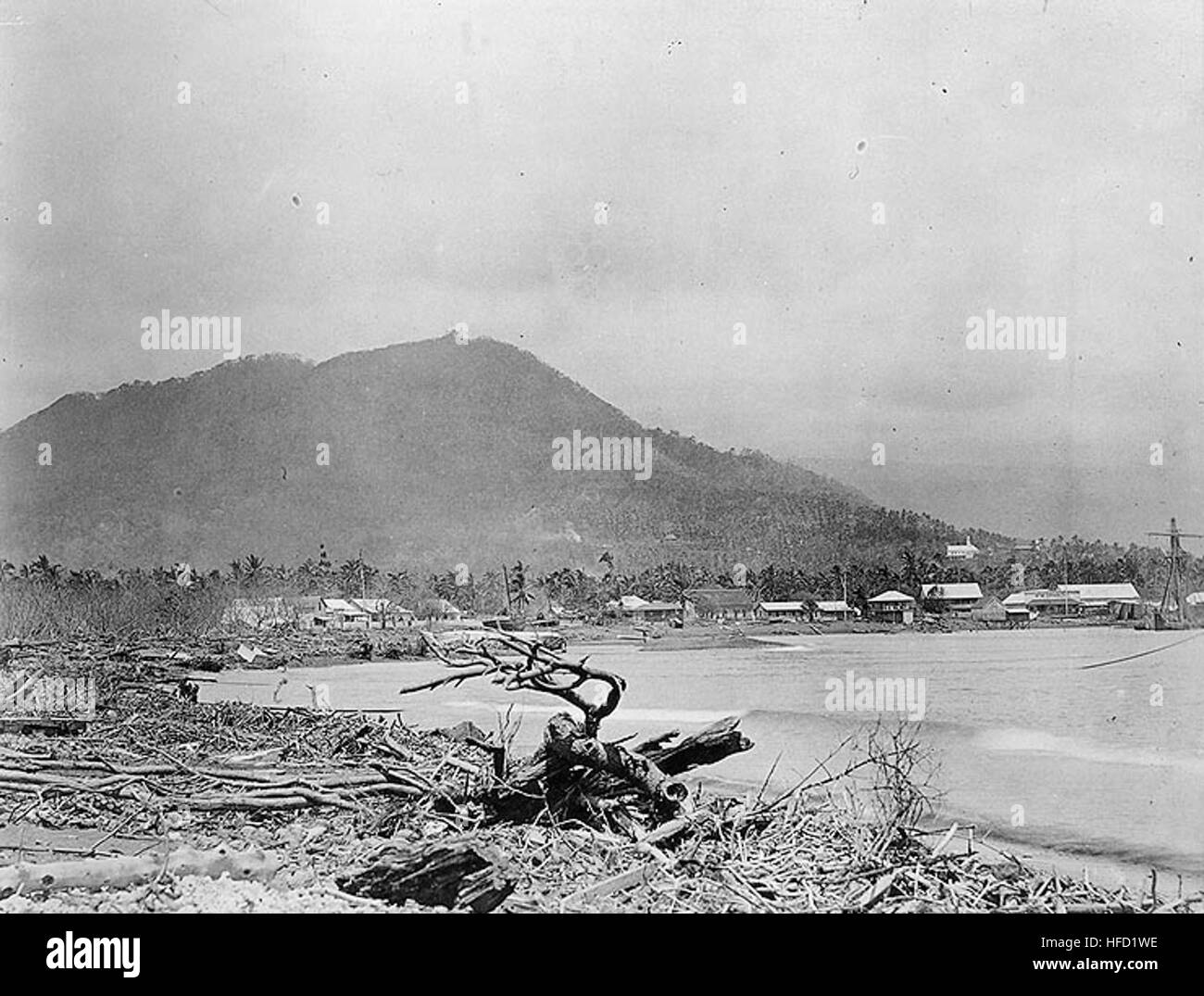 Samoan crisis Apia beach Stock Photo - Alamy