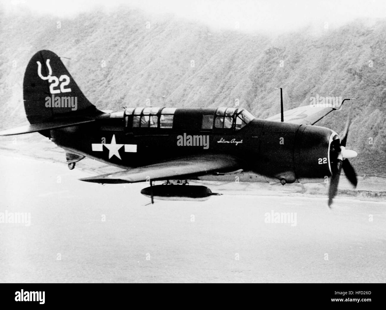 SB2C-3 VB-7 off Formosa c1944 Stock Photo - Alamy
