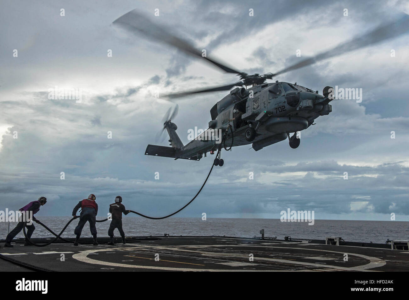 Sailors assigned to Ticonderoga-class guided-missile cruiser USS ...