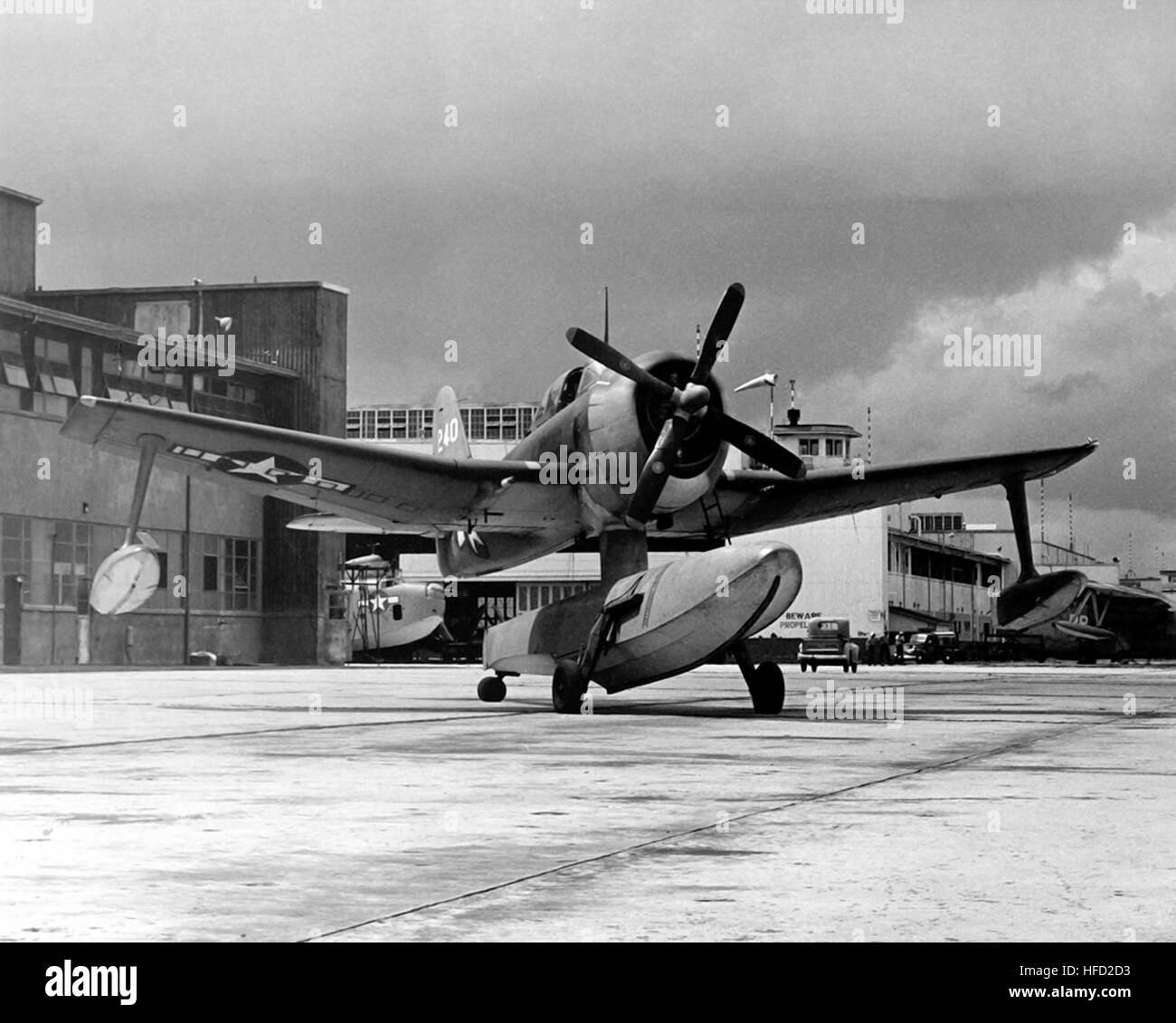 Postwar naval aircraft Black and White Stock Photos & Images - Alamy
