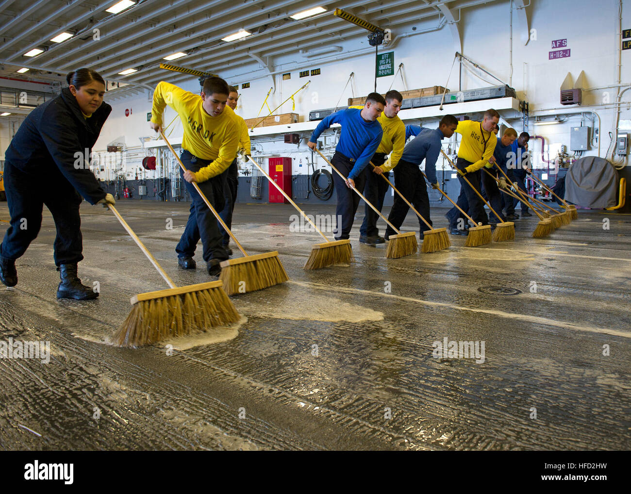Scrub decks of ship hi-res stock photography and images - Alamy