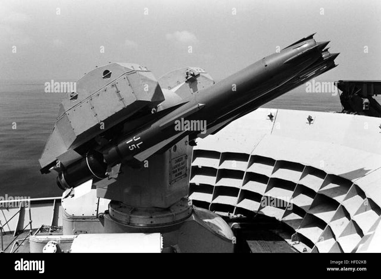 Missile launch sea Black and White Stock Photos & Images - Alamy