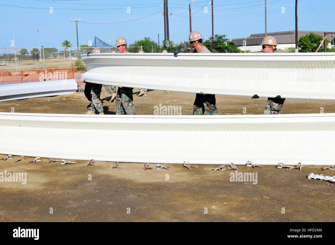 Sailors assigned to Naval Mobile Construction Battalion 7, Gulfport ...