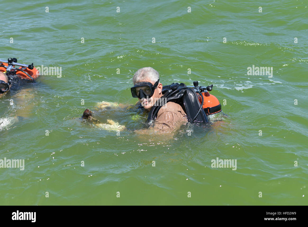 Chief Petty Officer Brian Anderson and Petty Officer 2nd Class Stephen ...