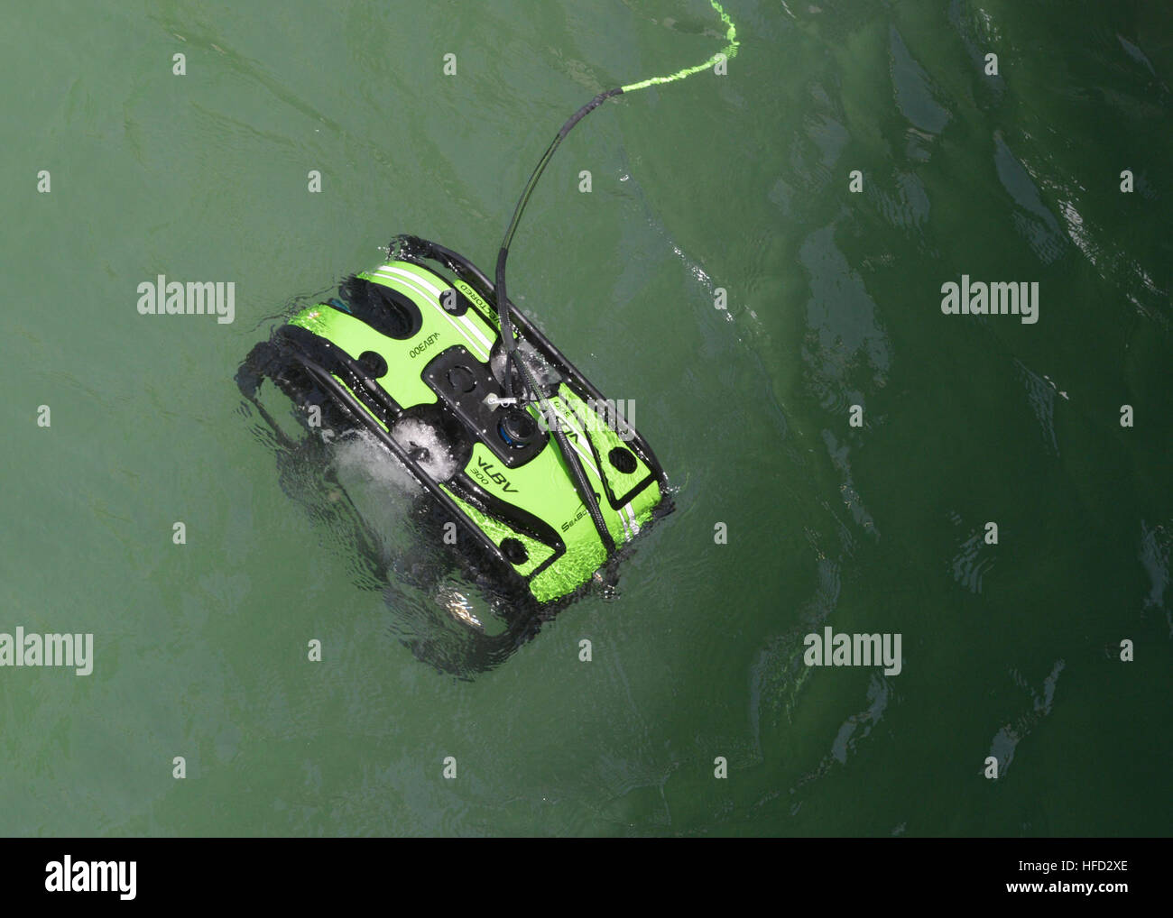 A SeaBotix remote operated vehicle, assigned to Commander, Task Group ...