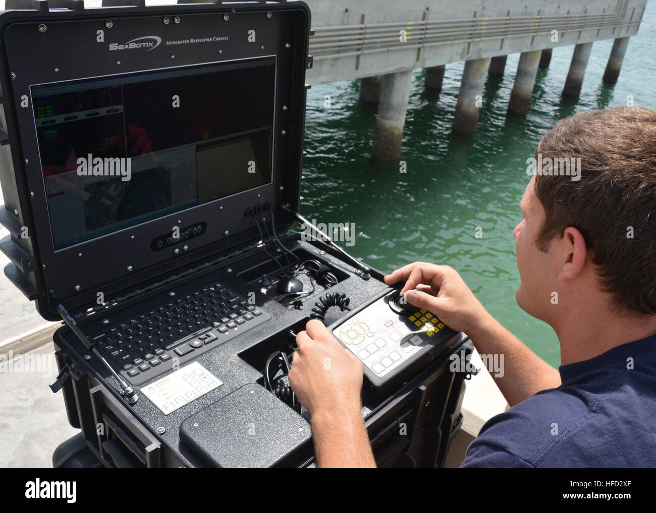 Explosive Ordnance Disposalman 2nd Class Jared Johnston, assigned to ...