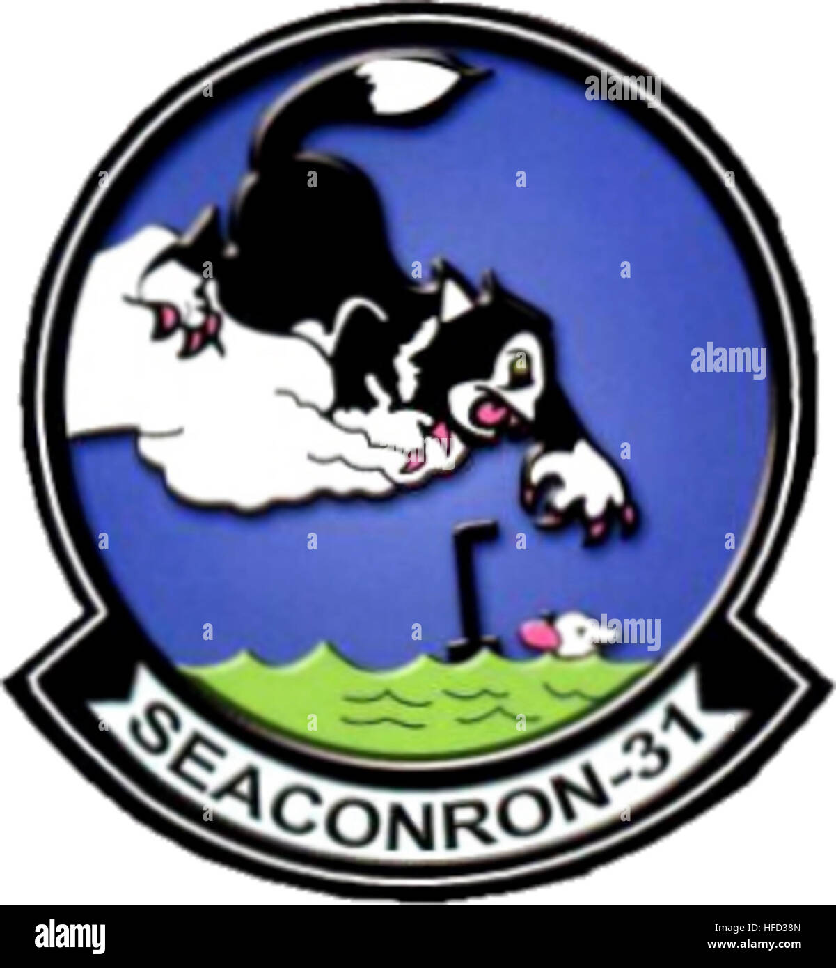 Sea Control Squadron 31 (US Navy) insignia 2002 Stock Photo - Alamy