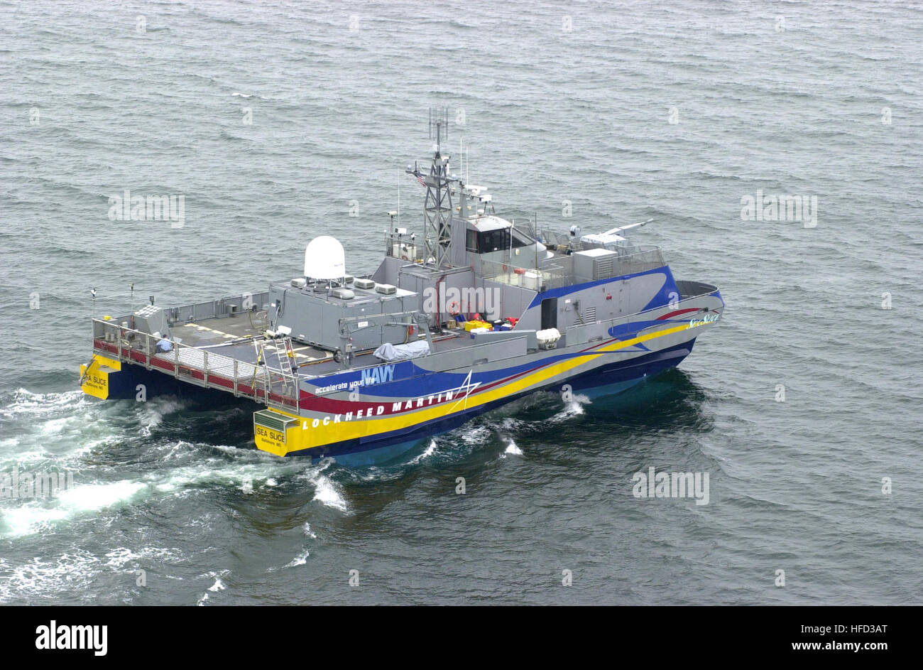 020802-N-2706D-002 At sea with the experimental Small Waterplane Area ...
