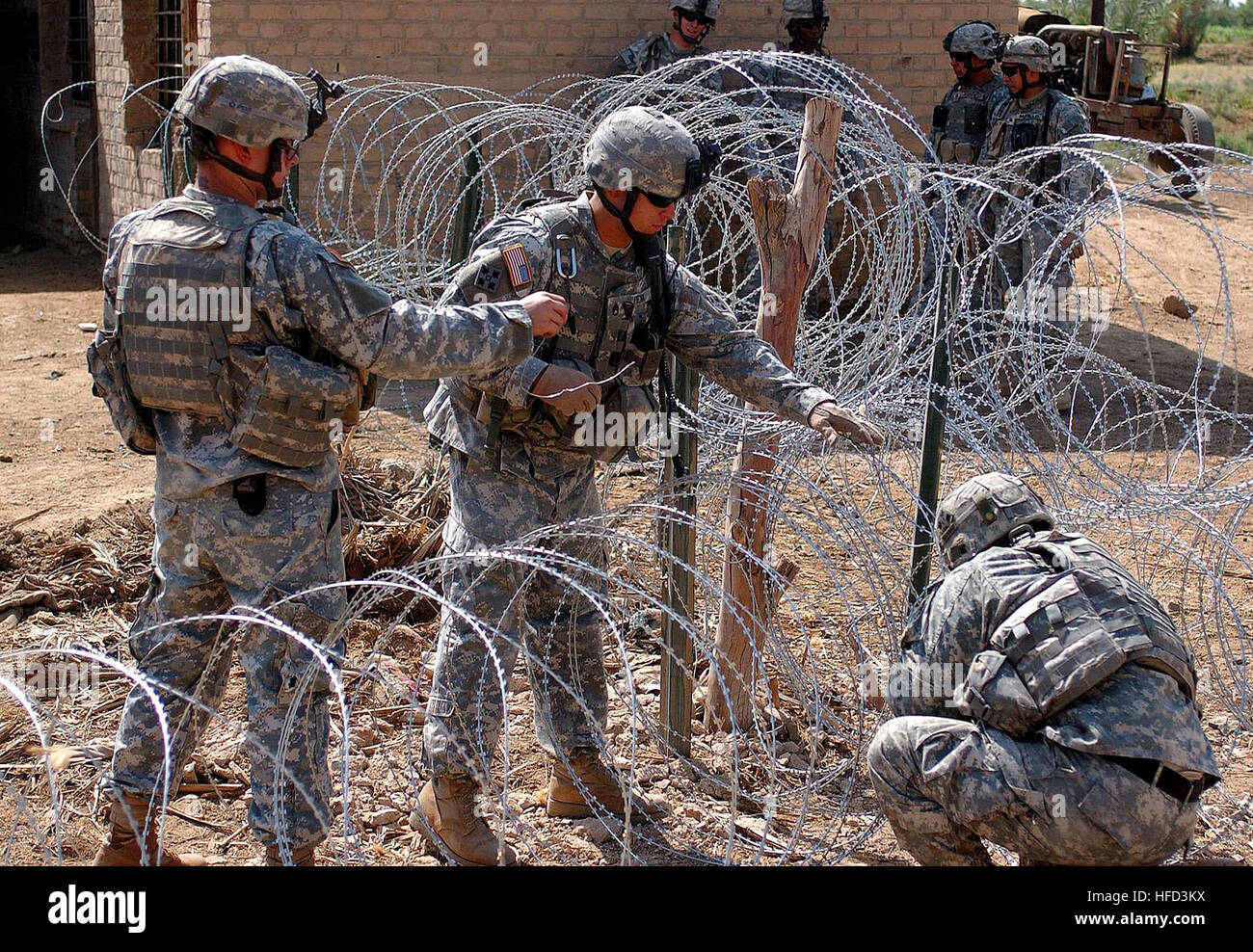 FOB KALSU, Iraq – Soldiers from Company B, 2nd Battalion, 8th Infantry ...