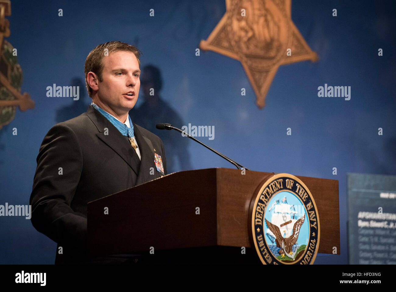 WASHINGTON, (March 1, 2016) Medal of Honor recipient Senior Chief ...