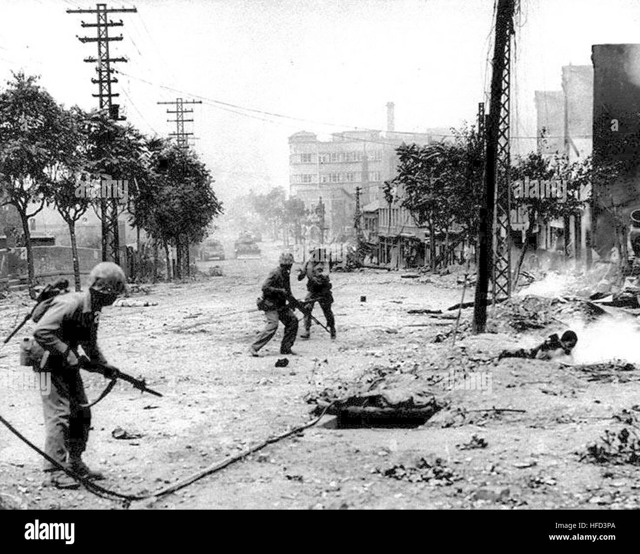 Seoul Battle- Korean War Stock Photo - Alamy