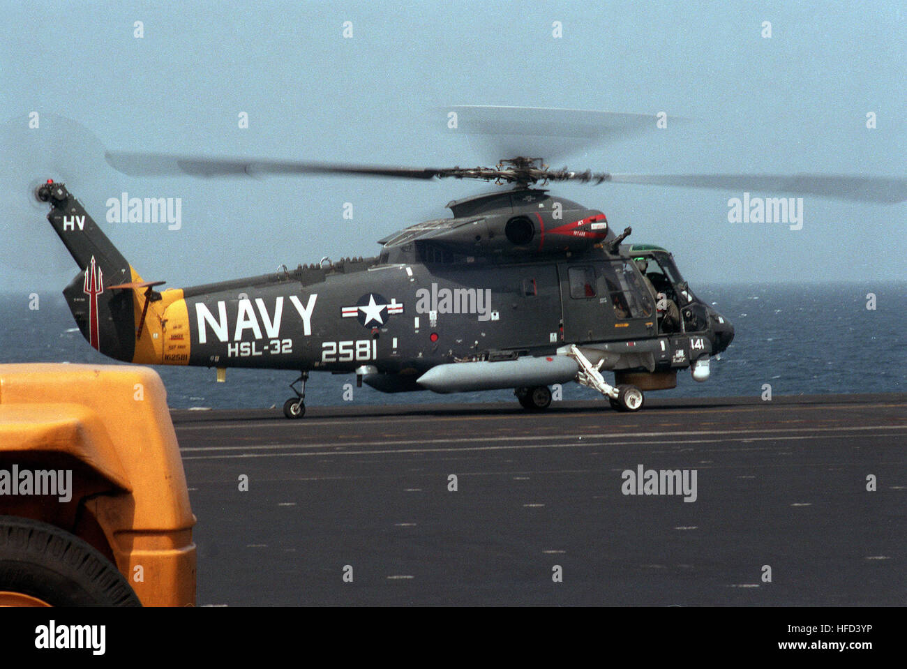 A Light Helicopter Anti-Submarine Squadron 32 (HSL-32) SH-2 Seasprite ...