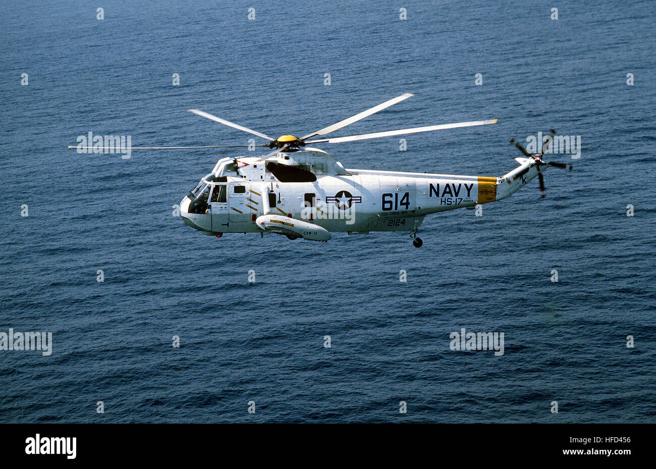 A left side view of an SH-3H Sea King helicopter from Helicopter Anti ...