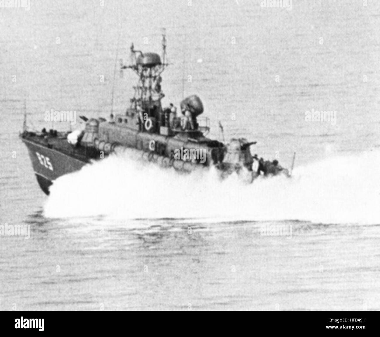 Shershen class torpedo boat underway 1971 Stock Photo - Alamy