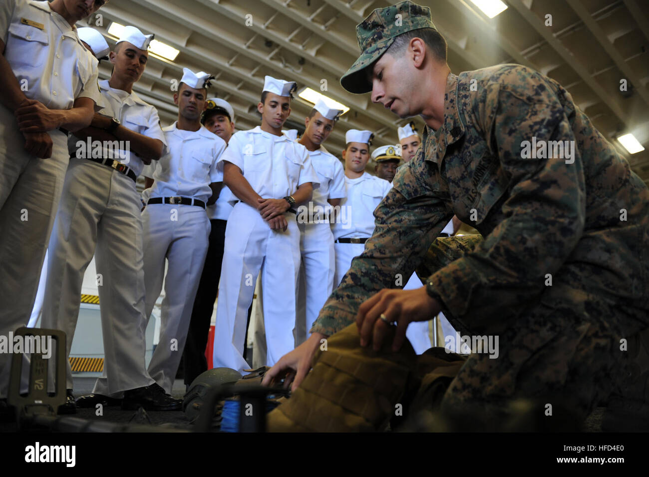 U.S. Marine Corps Staff Sgt. Christopher Sargent, assigned to Special ...