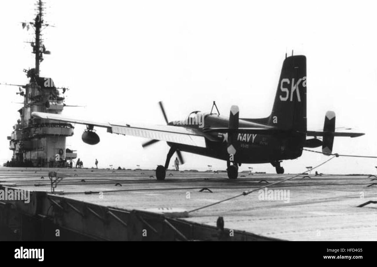 The AF-2S Guardian aircraft, assigned to Air Anti-Submarine Squadron VS ...