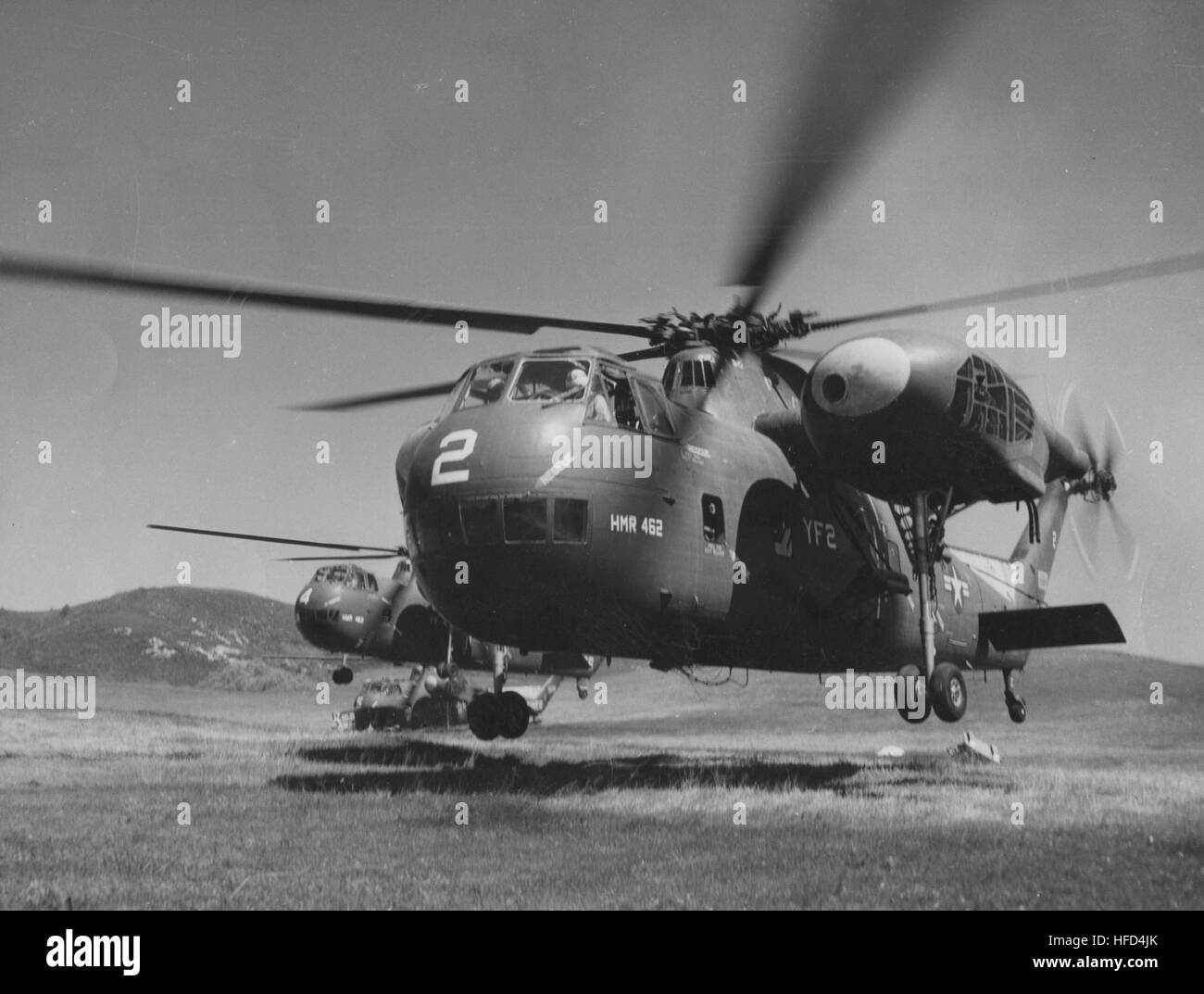 Sikorsky HR2S-1s of HMR-462 at Camp Pendleton in 1960 Stock Photo - Alamy