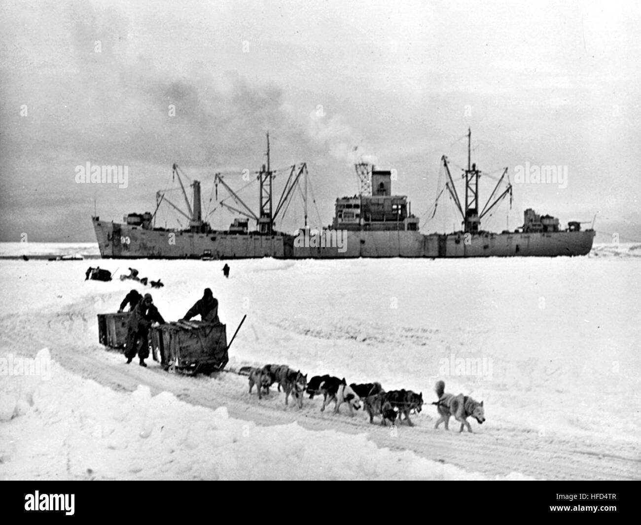 Antarctica transportation Black and White Stock Photos & Images - Alamy