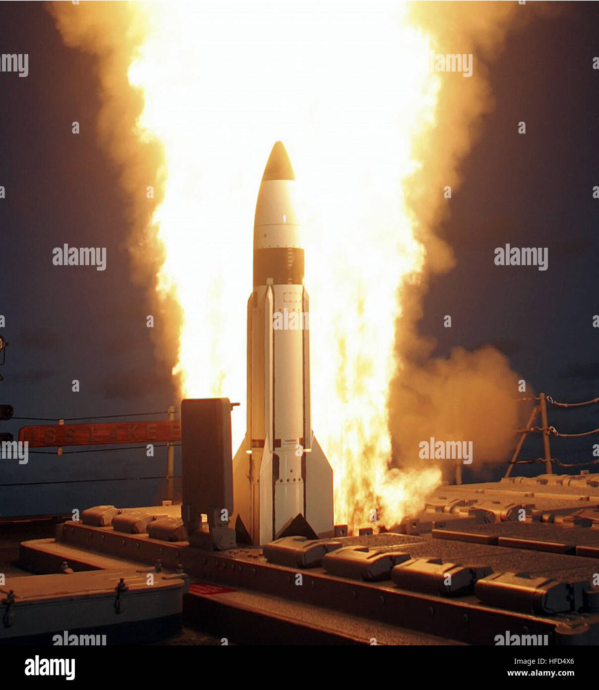 Sm-3 Block IA launch Stock Photo - Alamy