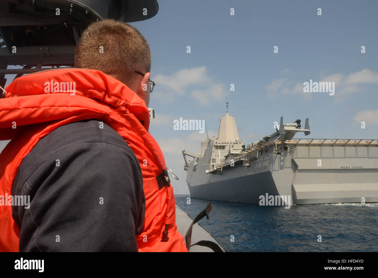 Engineman 3rd Class Austin Fries, from Roanoke, Ala., operates a Naval ...