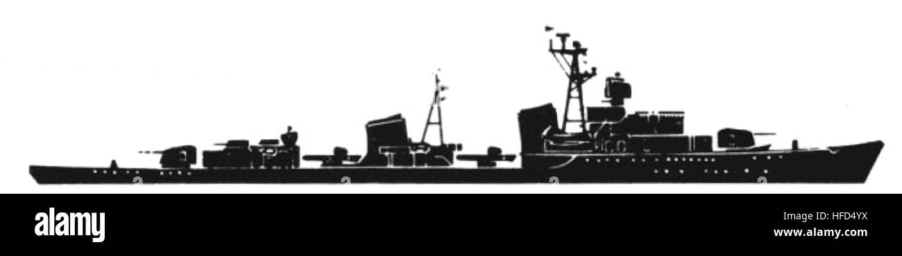 Smelyy-class destroyer profile 1987 Stock Photo - Alamy