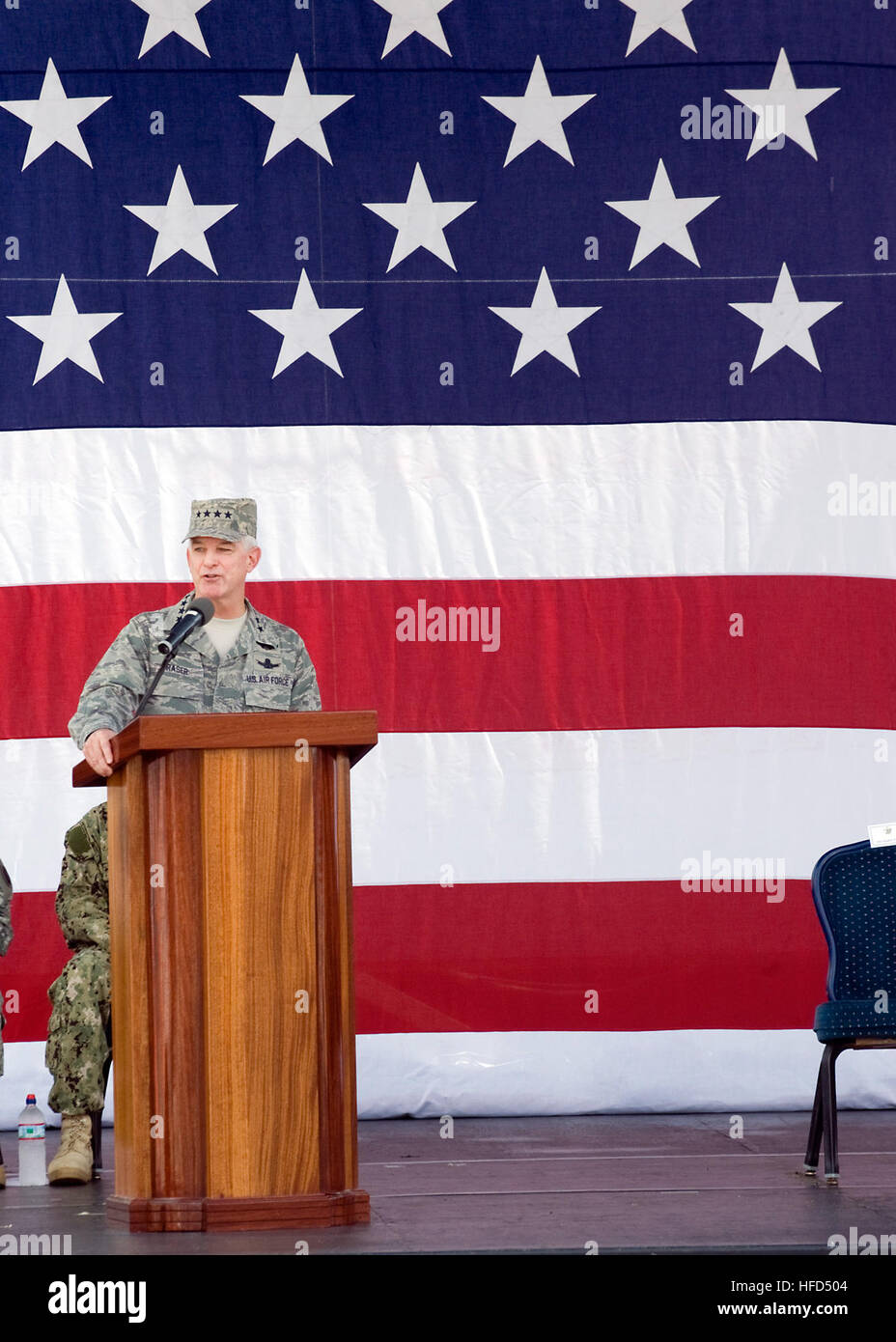 Gen. Douglas M. Fraser, commander, U.S. Southern Command, delivers ...