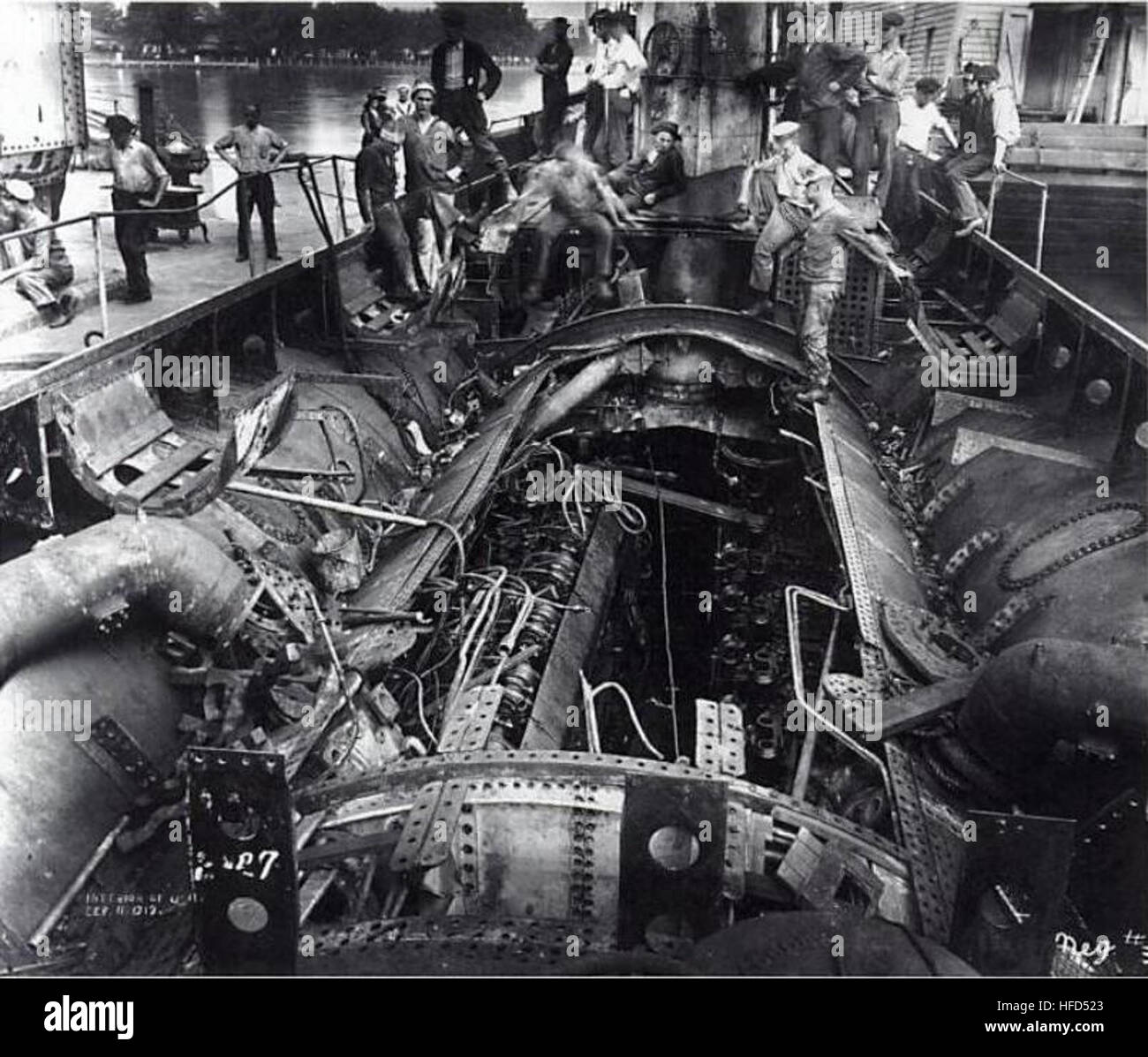 SM U 117 inside Stock Photo - Alamy