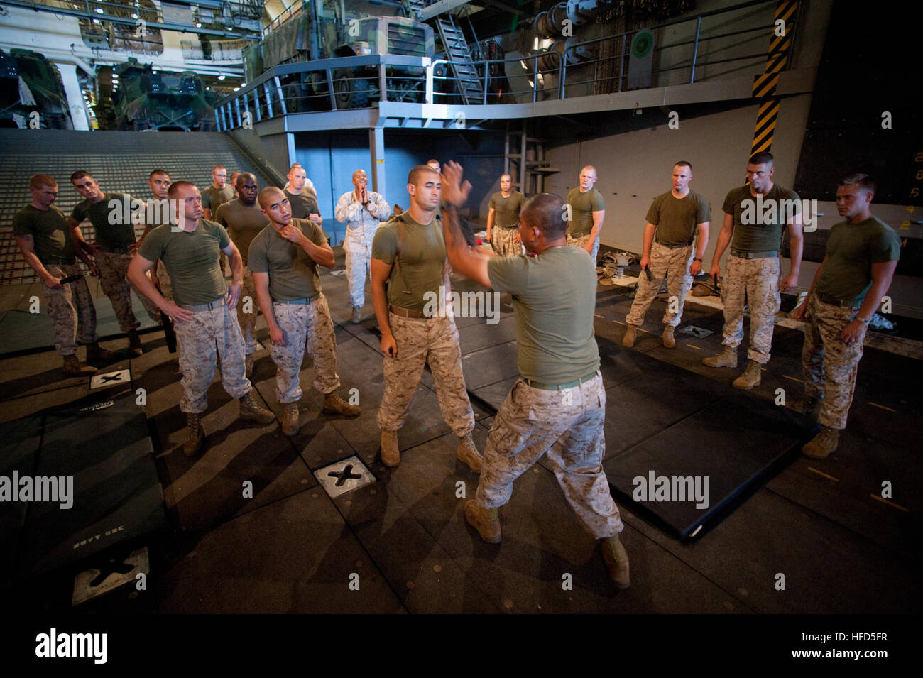 Amphibious Squadron 5, USS New Orleans and embarked Navy and Marine ...