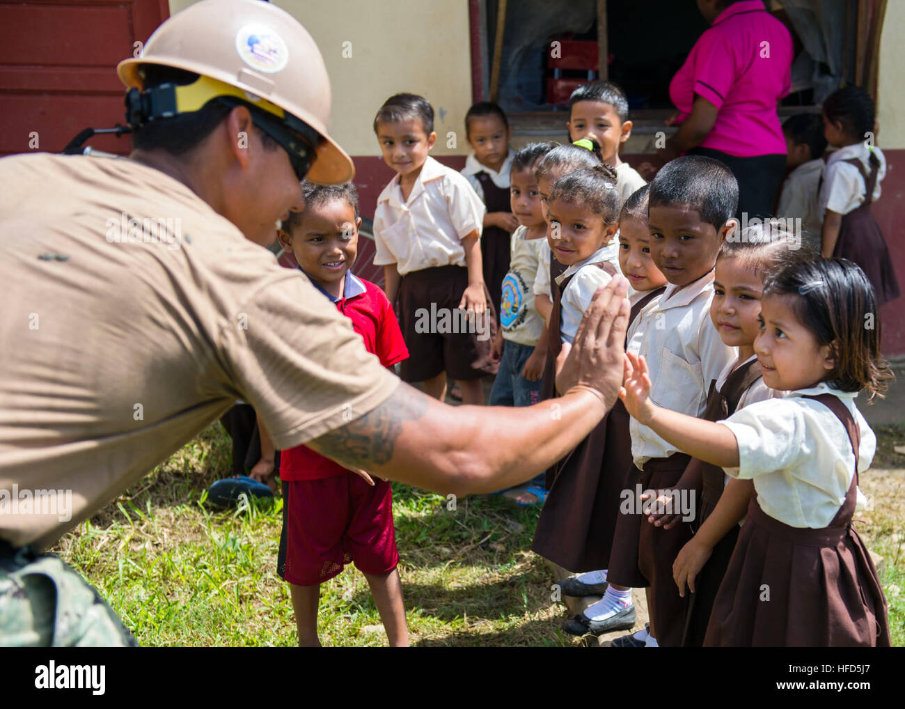 Belize school children hi-res stock photography and images - Alamy