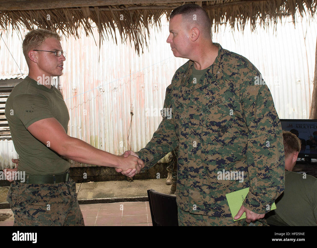 United States Marine Corps Forces South Chief of Staff Col. Michael T ...