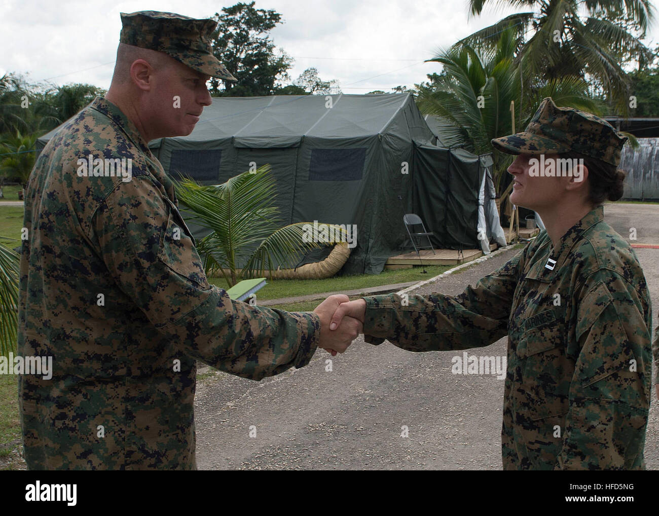 United States Marine Corps Forces South Chief of Staff Col. Michael T ...