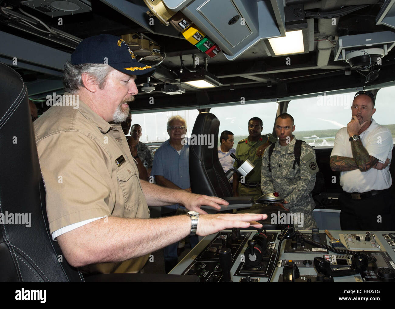Joint High Speed Vessel USNS Spearhead (JHSV 1) Capt. David Bradshaw ...