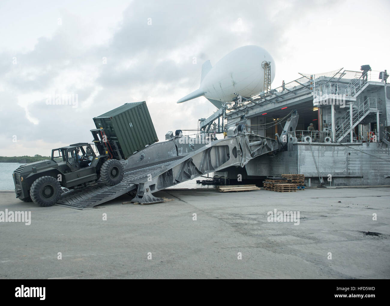 U.S. Military Sealift Command Joint High-Speed Vessel USNS Spearhead ...