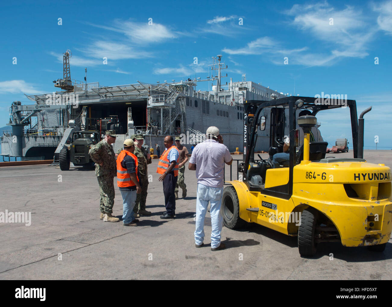 Military Sealift Command Joint High-Speed Vessel USNS Spearhead (JHSV 1 ...