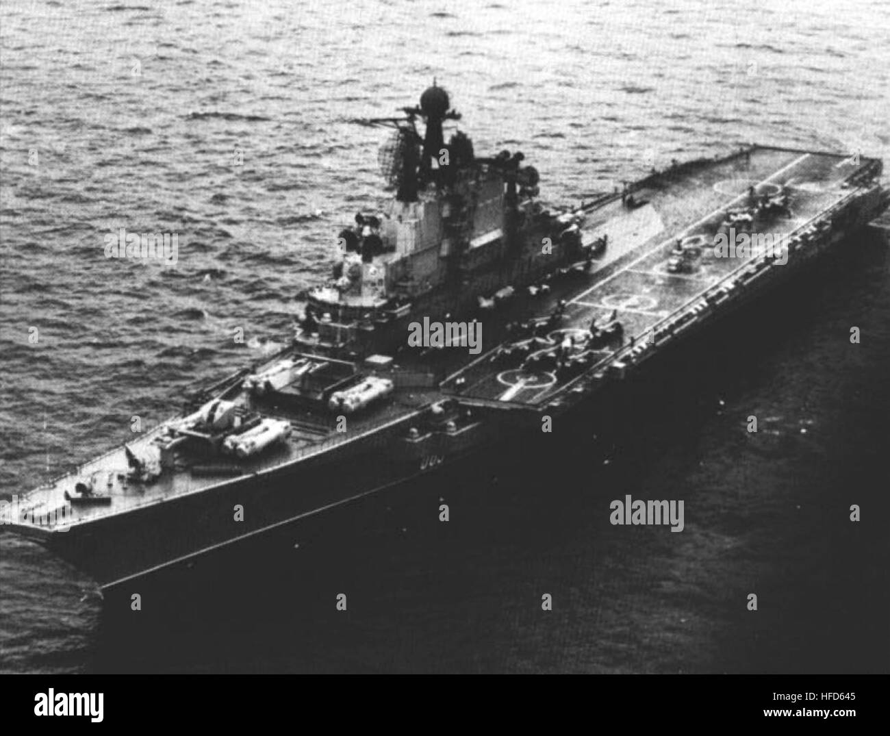 Soviet aircraft carrier Kiev underway Stock Photo - Alamy