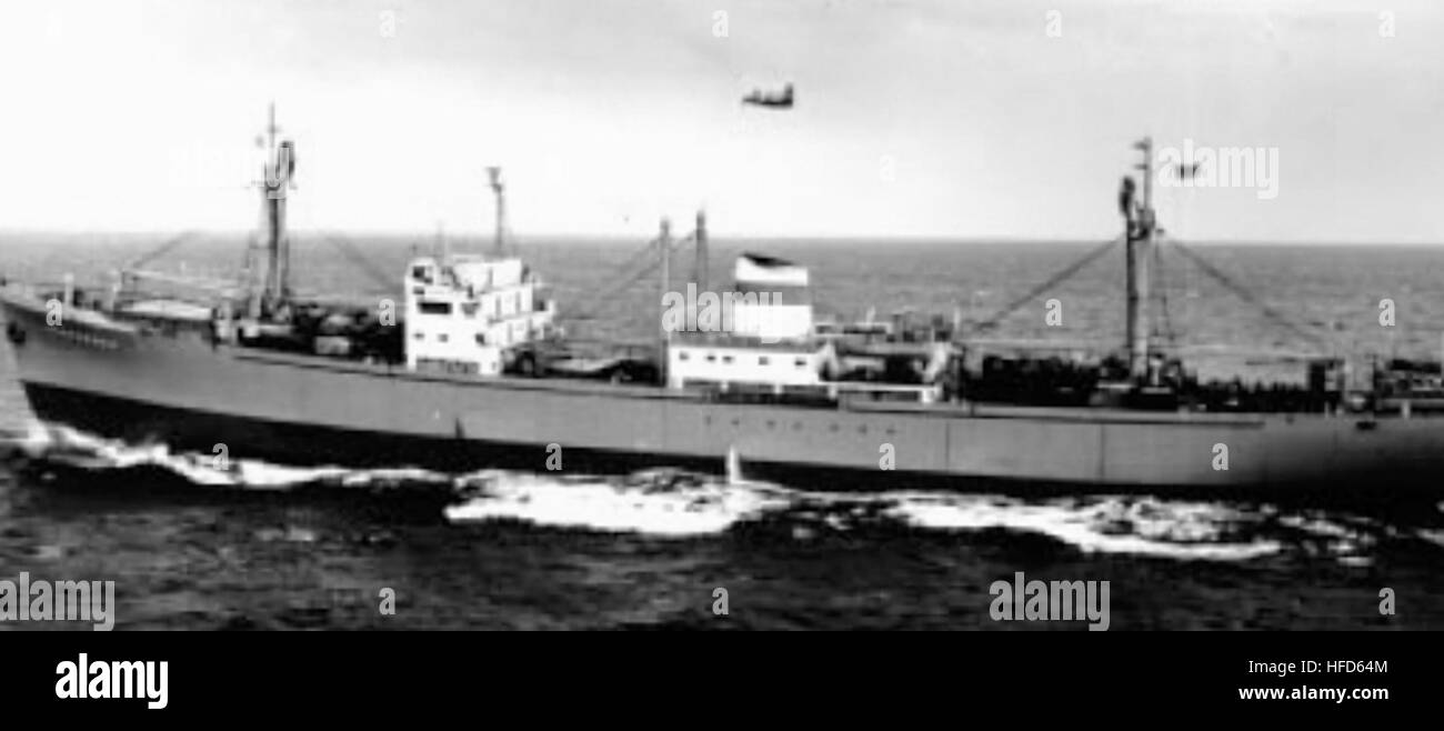 Soviet freighter Alajevsk underway during Cuban Missile Crisis 1962 ...