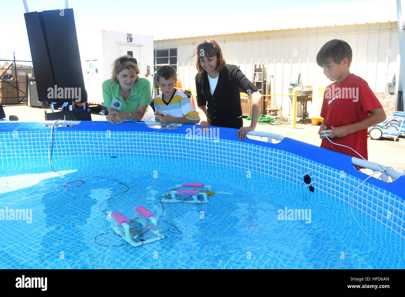 A SeaPerch underwater robotics program demonstration at SSC Pacific ...