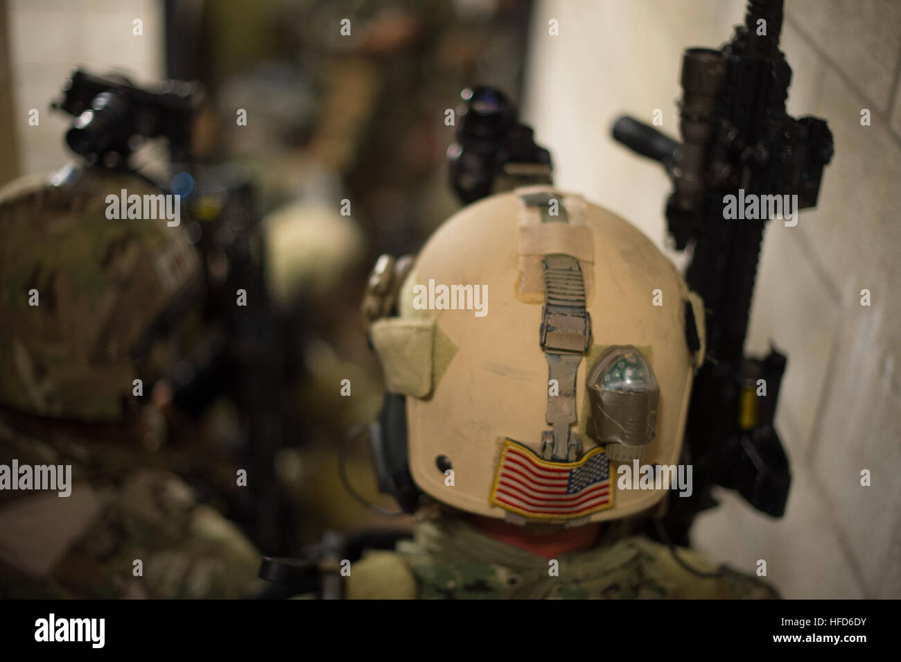 Members of the Republic of Korea SEALs, Peruvian naval special forces ...