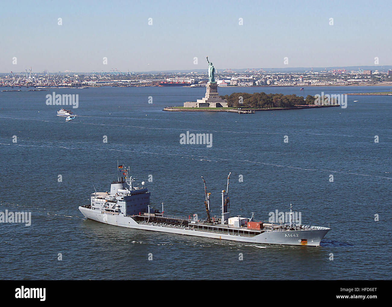 The German Navy, Replenishment Tanker (Type 704) FGS SEPSSART (A 1442 ...