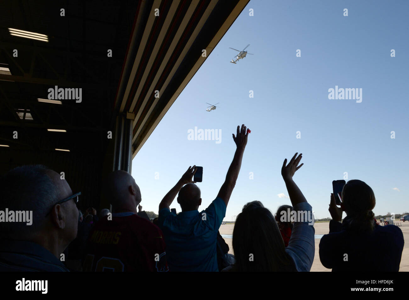 Two MH-60R Sea Hawk helicopters from HSM-46 return to Naval Station ...